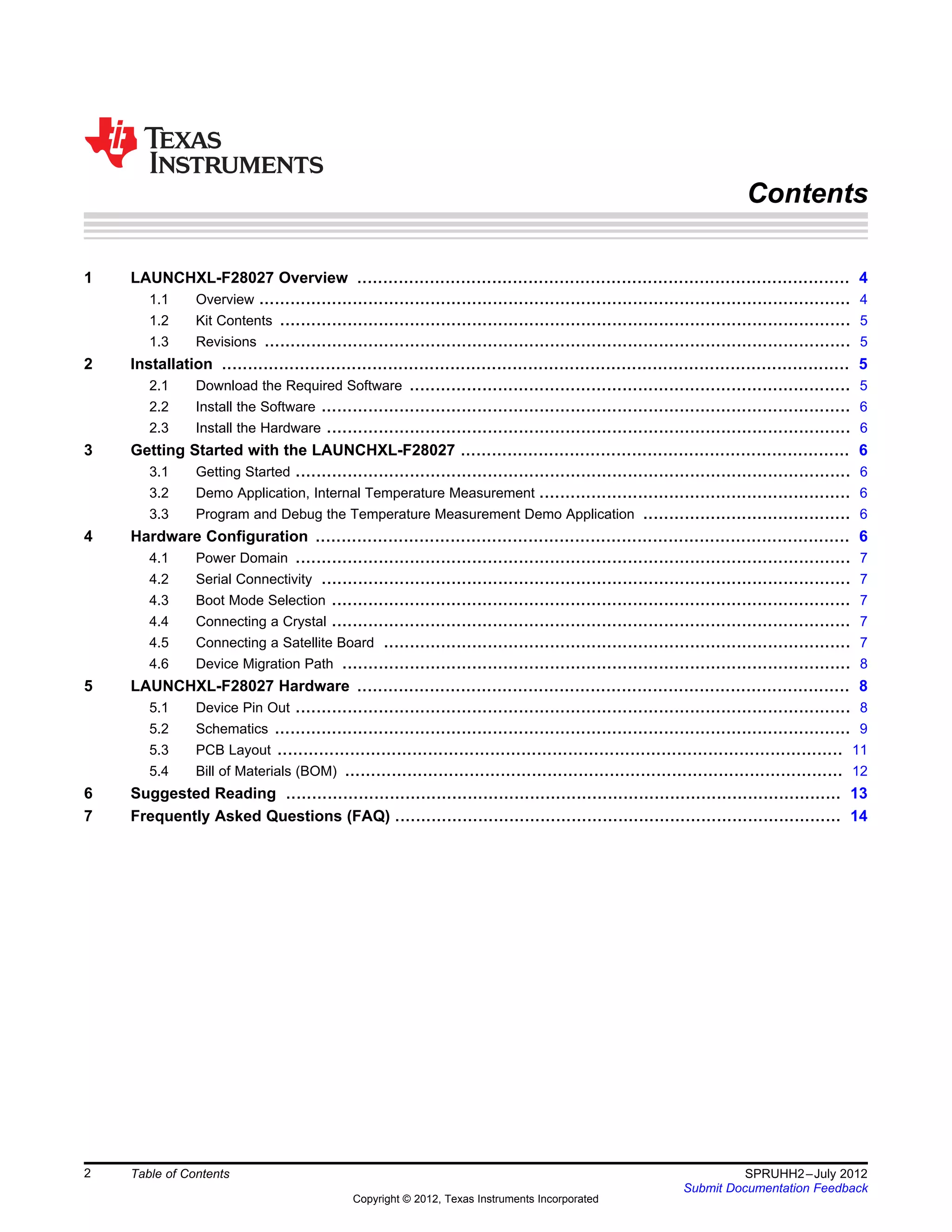 Texas instruments launchxl-f28027-datasheet | PDF | Operating Systems ...