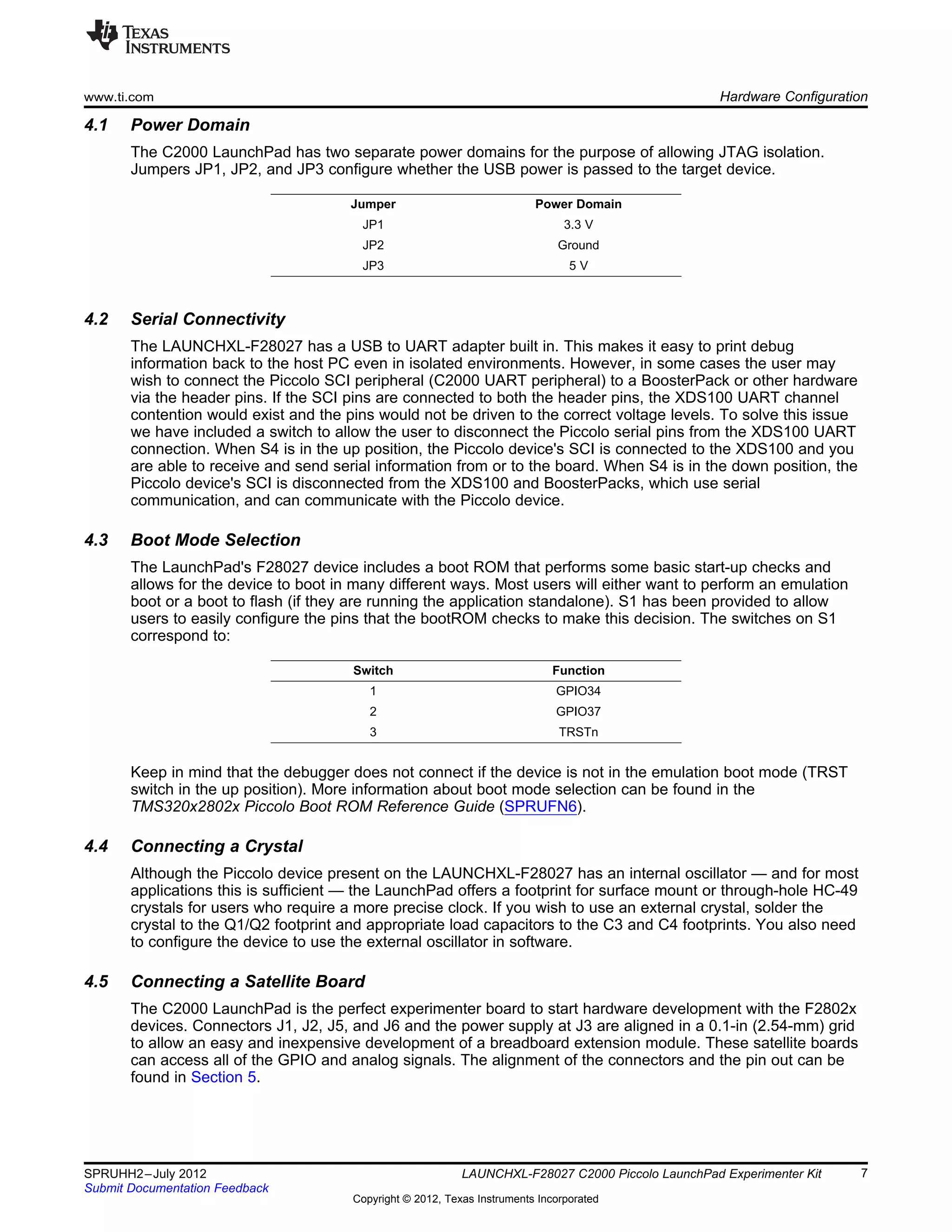 Texas instruments launchxl-f28027-datasheet | PDF | Operating Systems ...