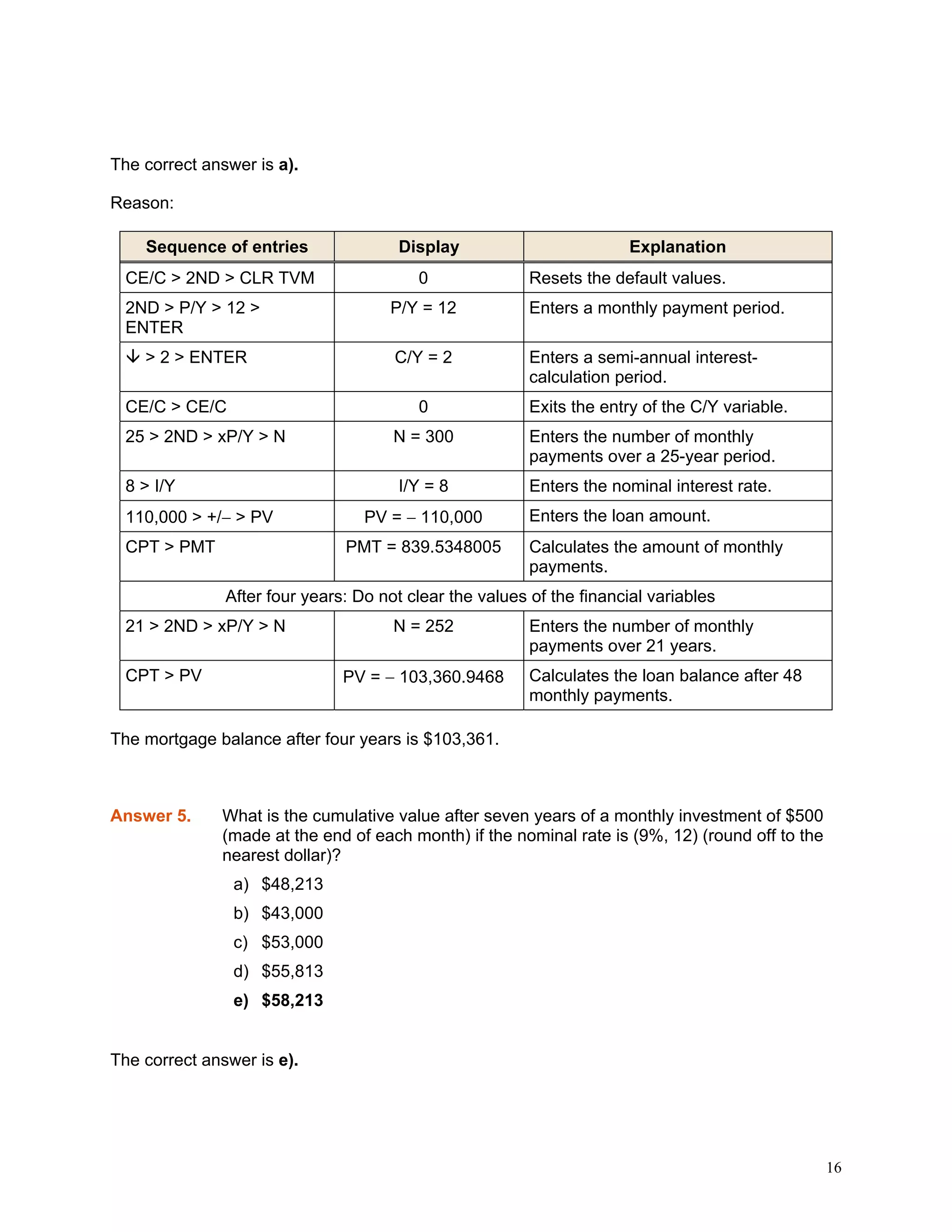 Texas Instrument Financial Calculator Guide | PDF