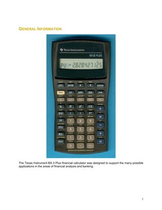 Texas Instrument Financial Calculator Guide | PDF