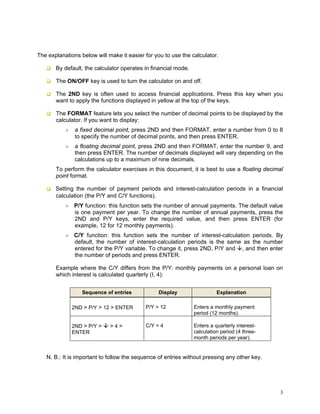 Texas Instrument Financial Calculator Guide | PDF
