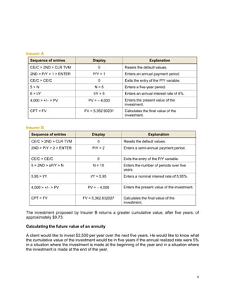 Texas Instrument Financial Calculator Guide | PDF