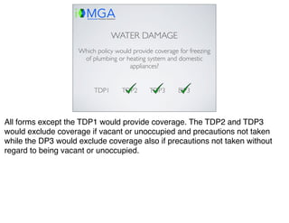 Texas and ISO Dwelling Fire Comparison presentation with notes | PDF