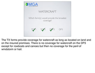 Texas and ISO Dwelling Fire Comparison presentation with notes | PDF