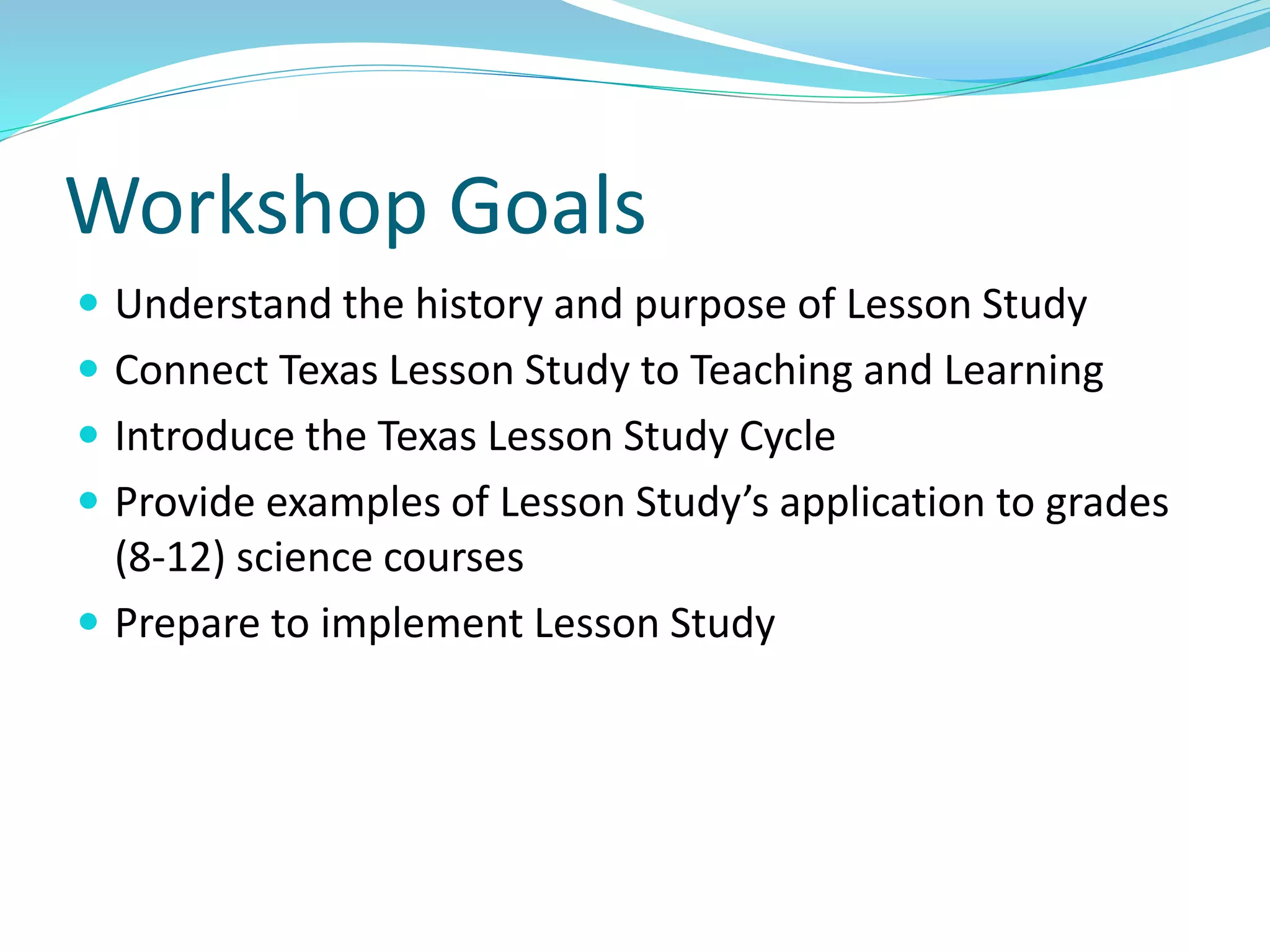 Texas lesson study program mc queen_final_51117 | PPT