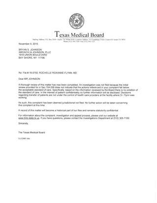 Texas Medical Complaint. | PDF