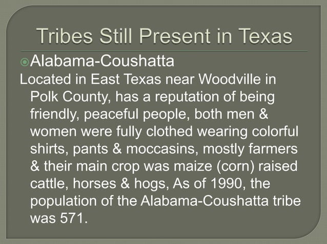 Texas native americans | PPT