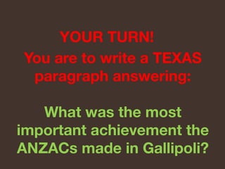 TEXAS paragraphs | PDF