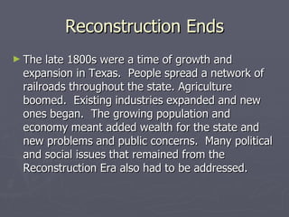 Texas Railroads | PPT