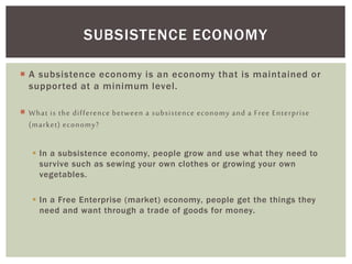 Texas Regions, Industries (past & present) and Subsistence Economy | PPTX