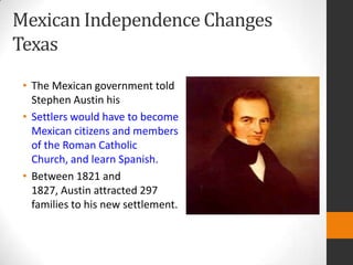 Texas revolution | PPTX