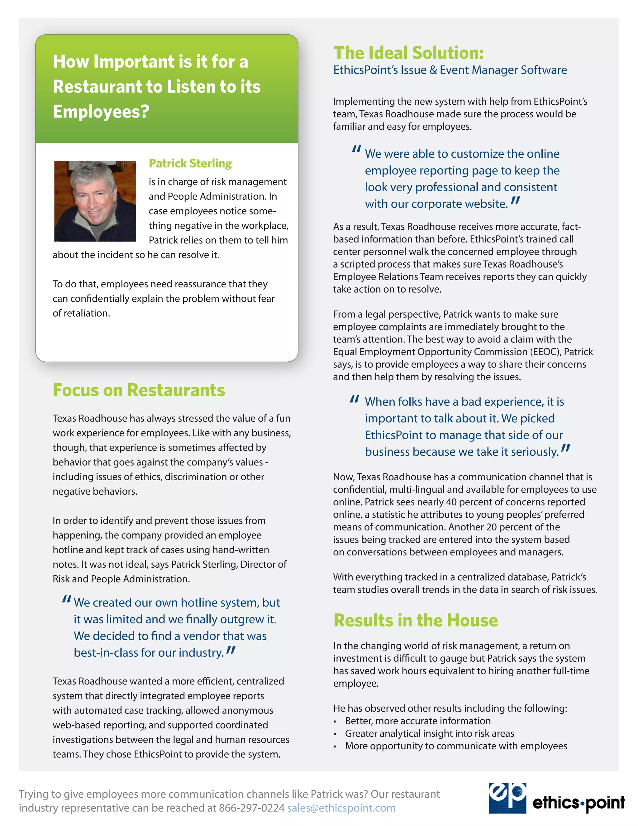 Texas Roadhouse | PDF