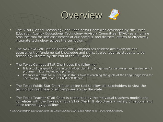 Texas Star Chart | PPT