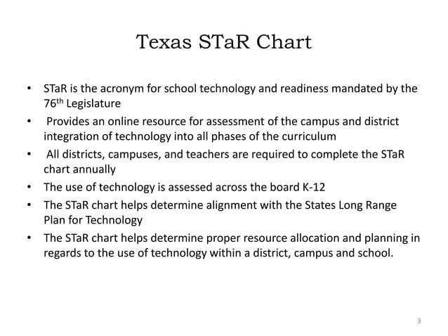 Texas Star Chart | PPTX | Professional School | Postgraduate Education