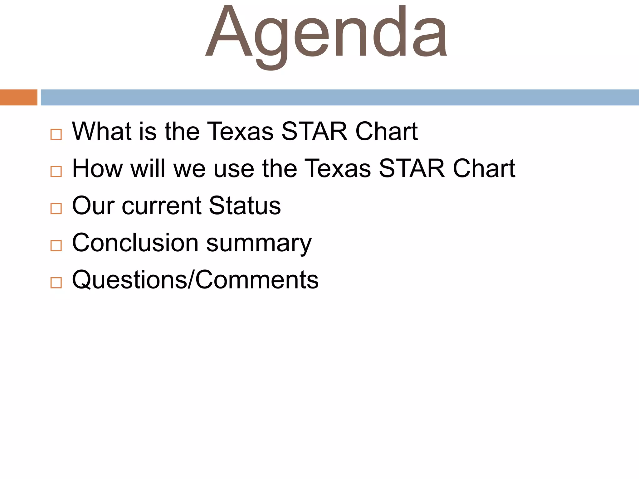 Texas STaR Chart | PPTX | Education