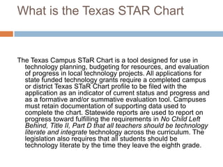 Texas STaR Chart | PPTX | Education