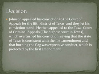 Texas v. johnson | PPTX