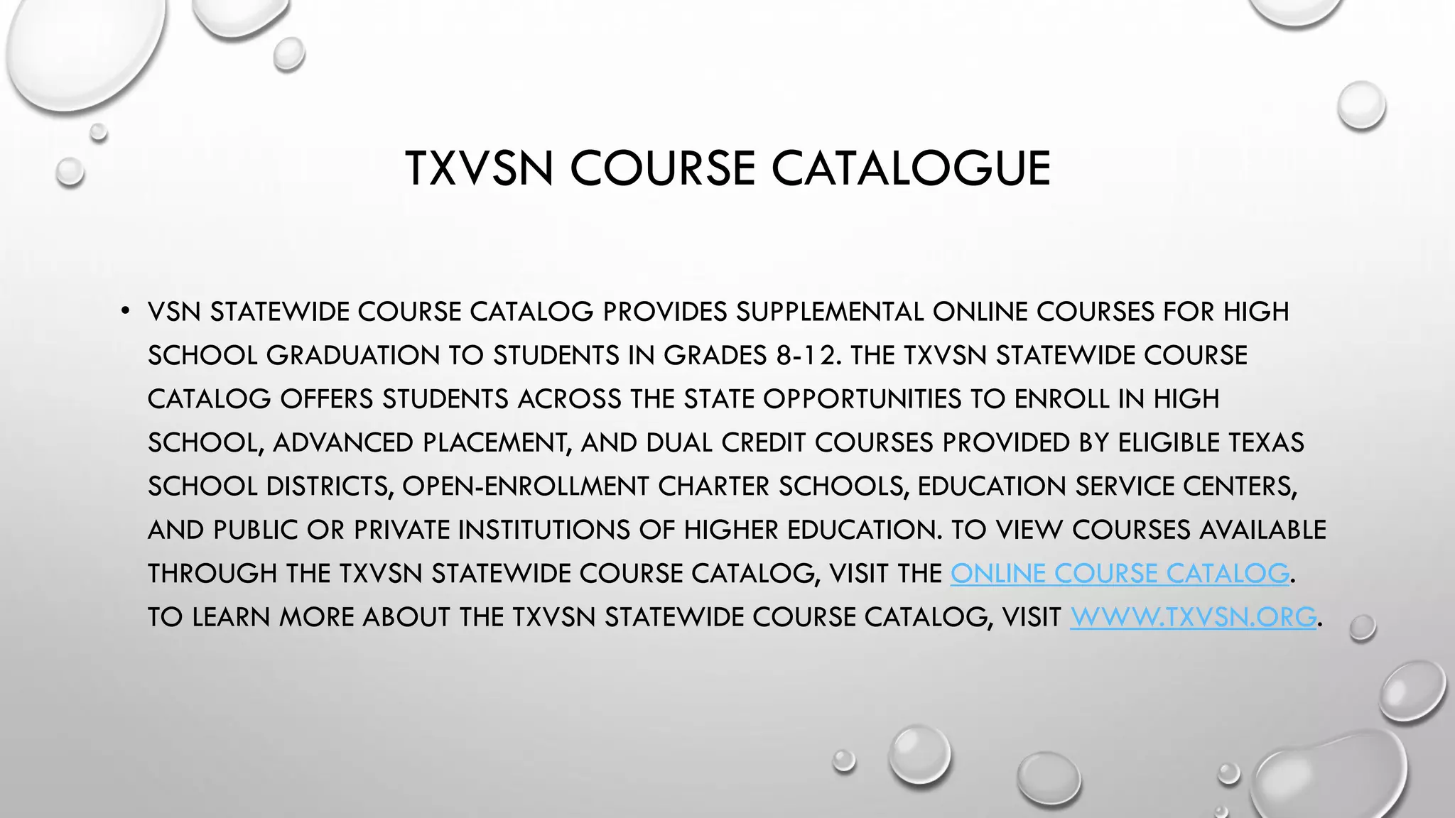 Texas virtual school network team 2 presentation | PDF