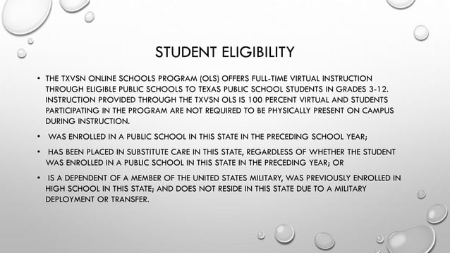 Texas virtual school network team 2 presentation | PPT