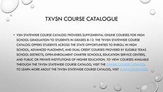 Texas virtual school network team 2 presentation | PPT