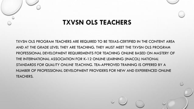 Texas virtual school network team 2 presentation | PPT