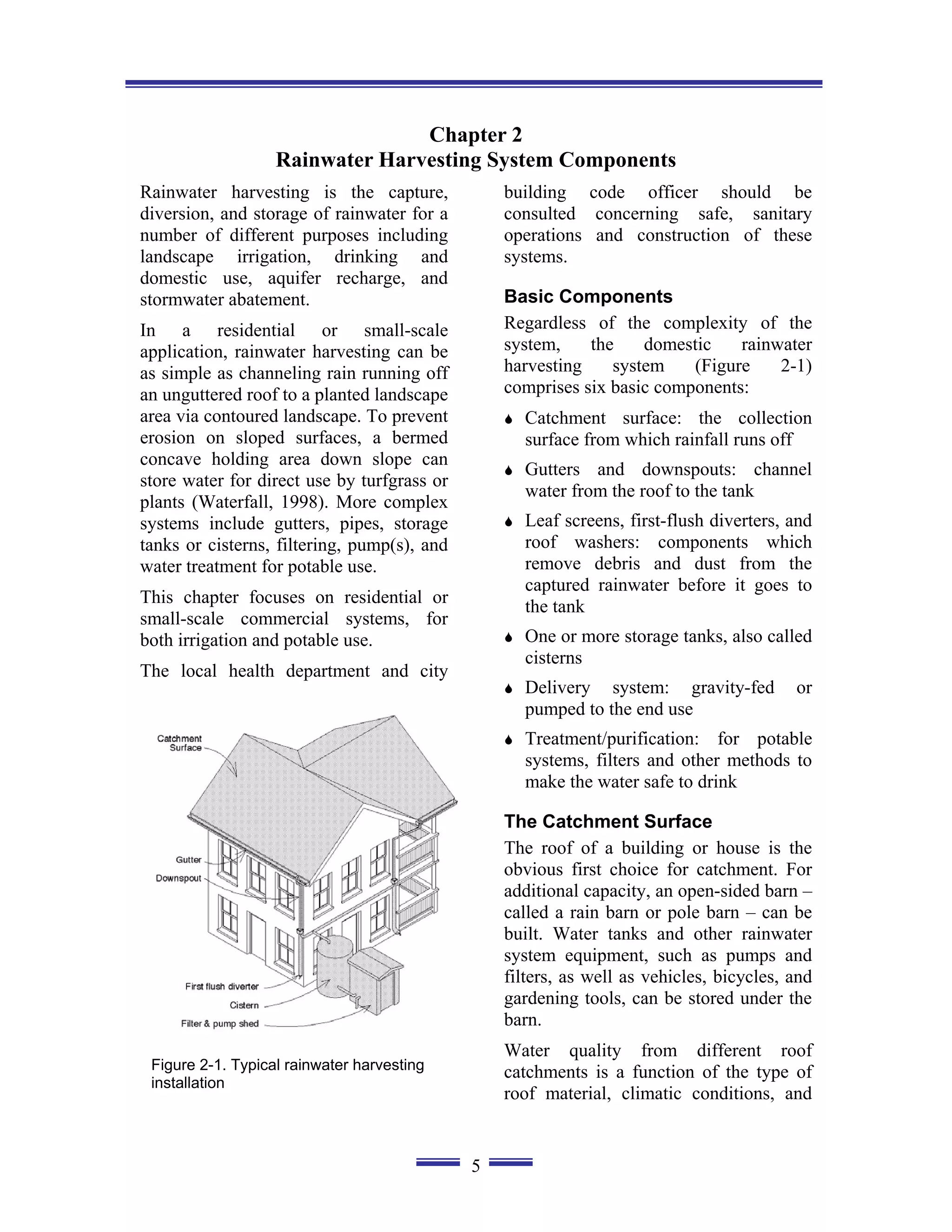 Texas water development board the manual texas on rainwater harverting ...