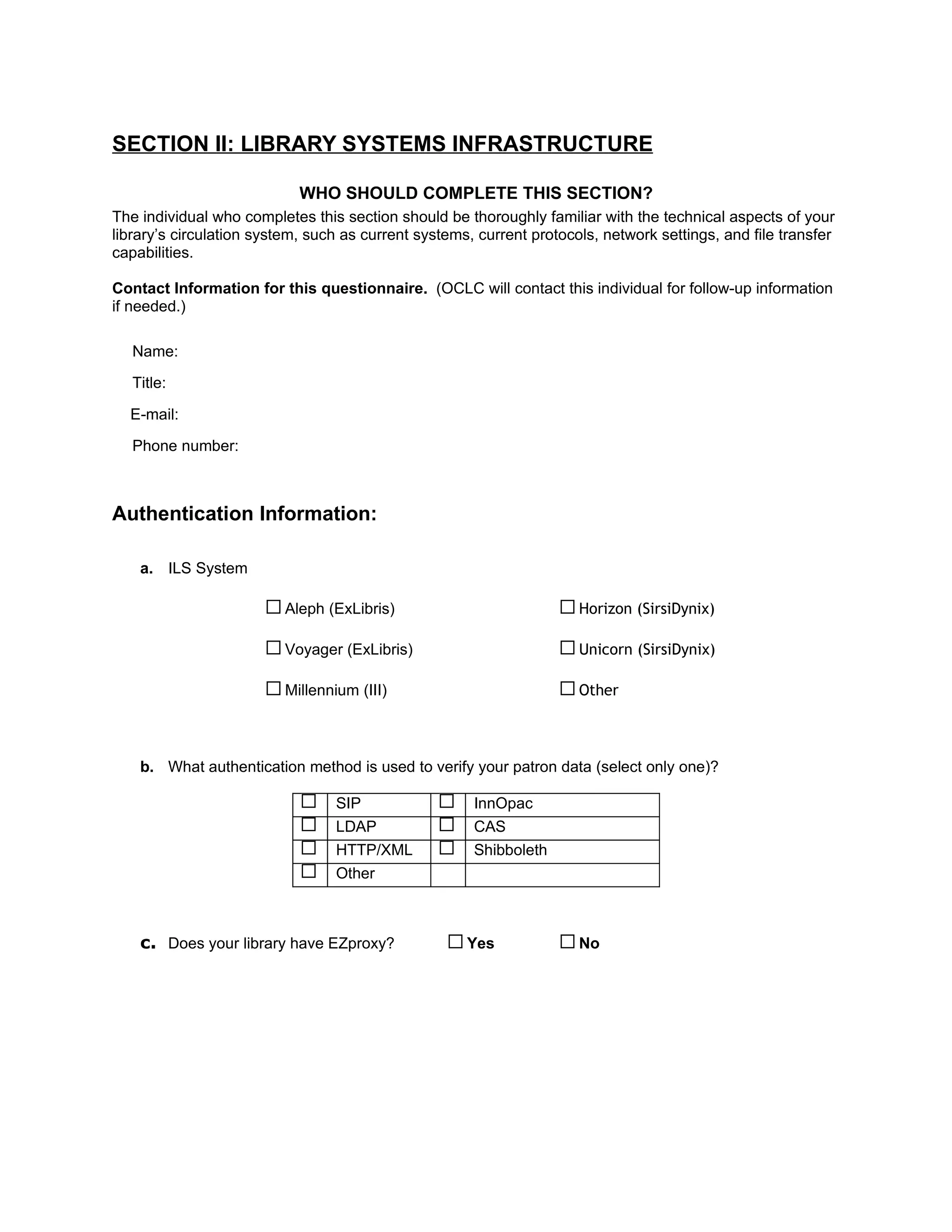 Texas wcn individual_library_questionnaire | DOC | Email | Internet