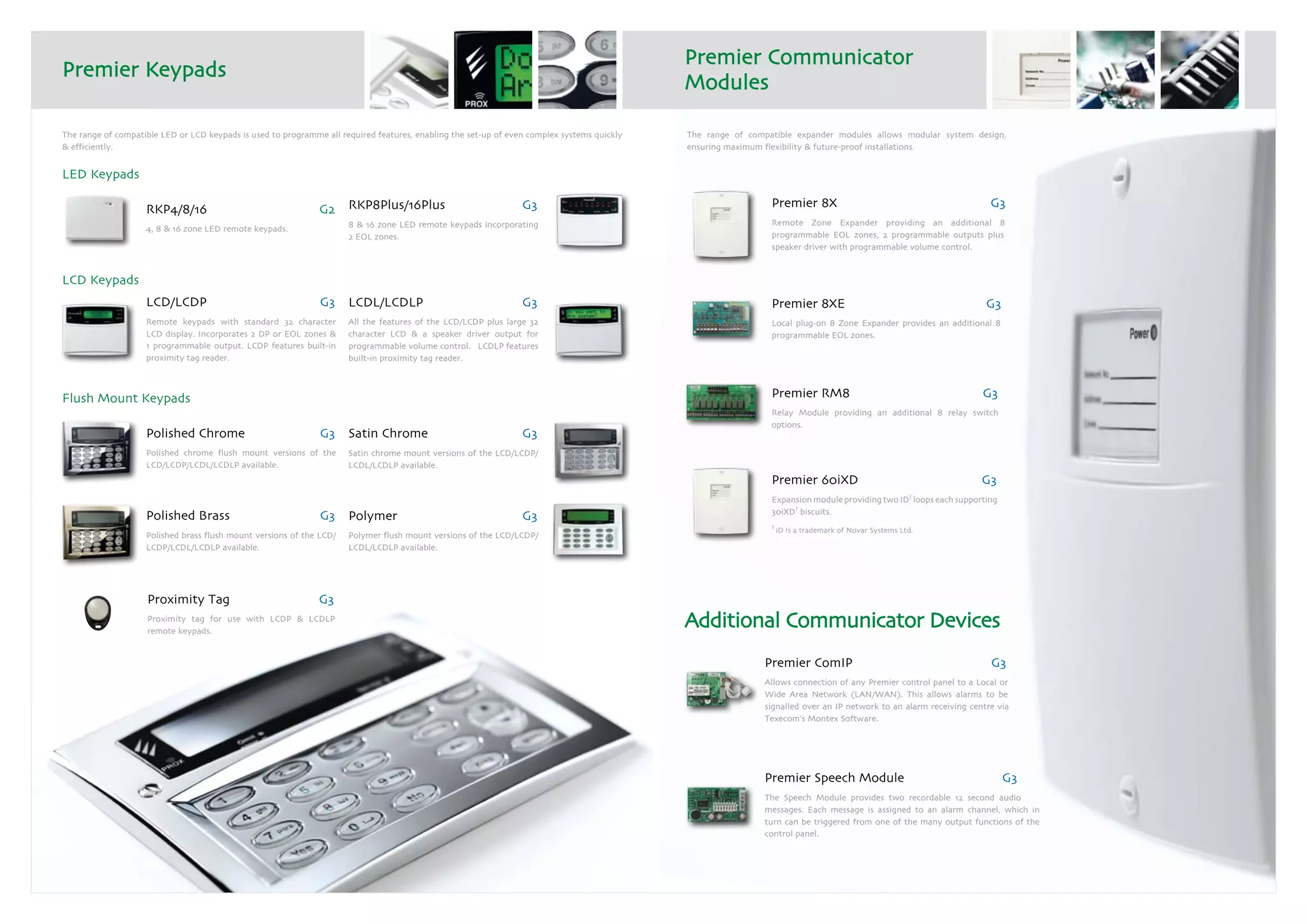 Texecom premier 816-leaflets | PDF