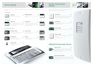 Texecom premier 816-leaflets | PDF