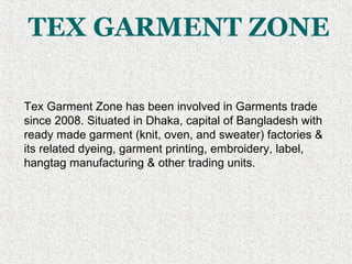 Tex Garment Zone | PPT | Needlework | Arts and Crafts