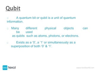 Quantum Computers- How do quantum computers work | PPT