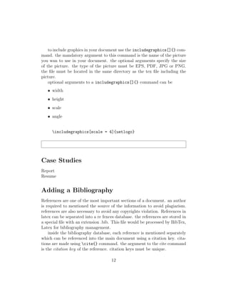 Latex Tutorial | PDF