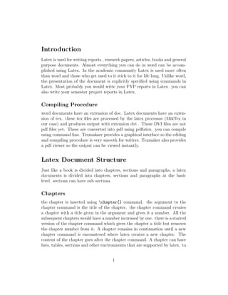 Latex Tutorial | PDF
