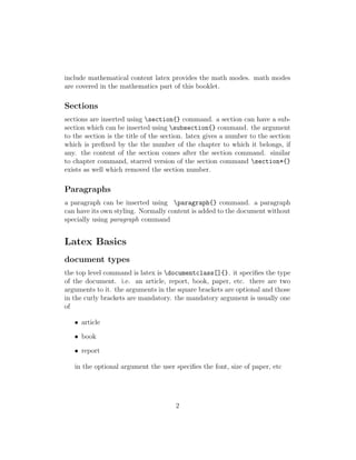 Latex Tutorial | PDF