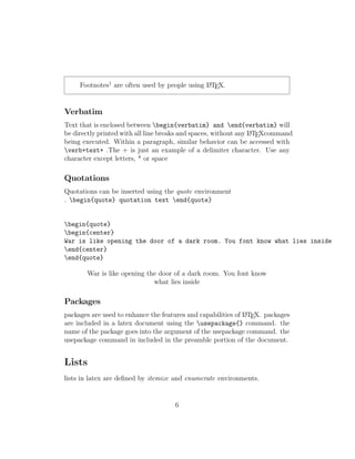 Latex Tutorial | PDF