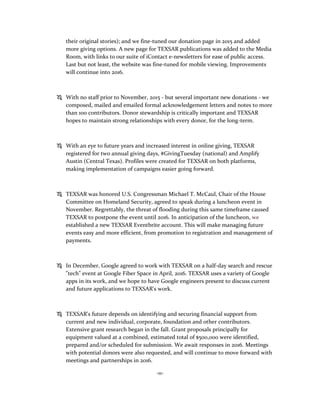 TEXSAR: Texas Search and Rescue Annual Report 2015 | PDF