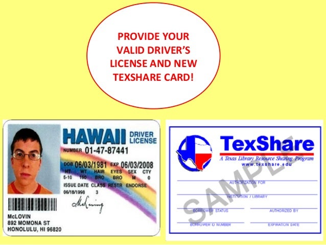11.0 How to Get and Use a TexShare Card