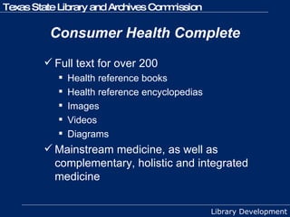 TexShare Databases Basic Reference Lesson 2 | PPT