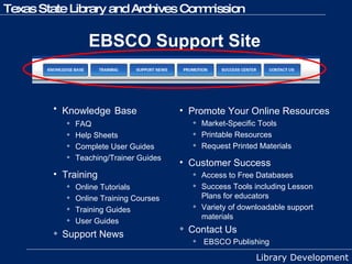 TexShare Databases Basic Reference Lesson 2 | PPT