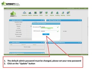 GreenSQL Activation Tutorial | PPT