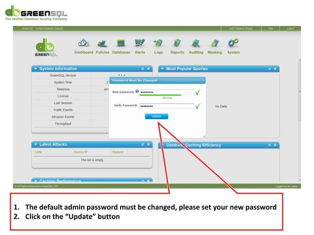 GreenSQL Activation Tutorial | PPT