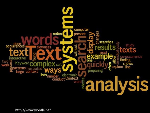 Introduction to Text Analysis | PPTX | Search | Internet