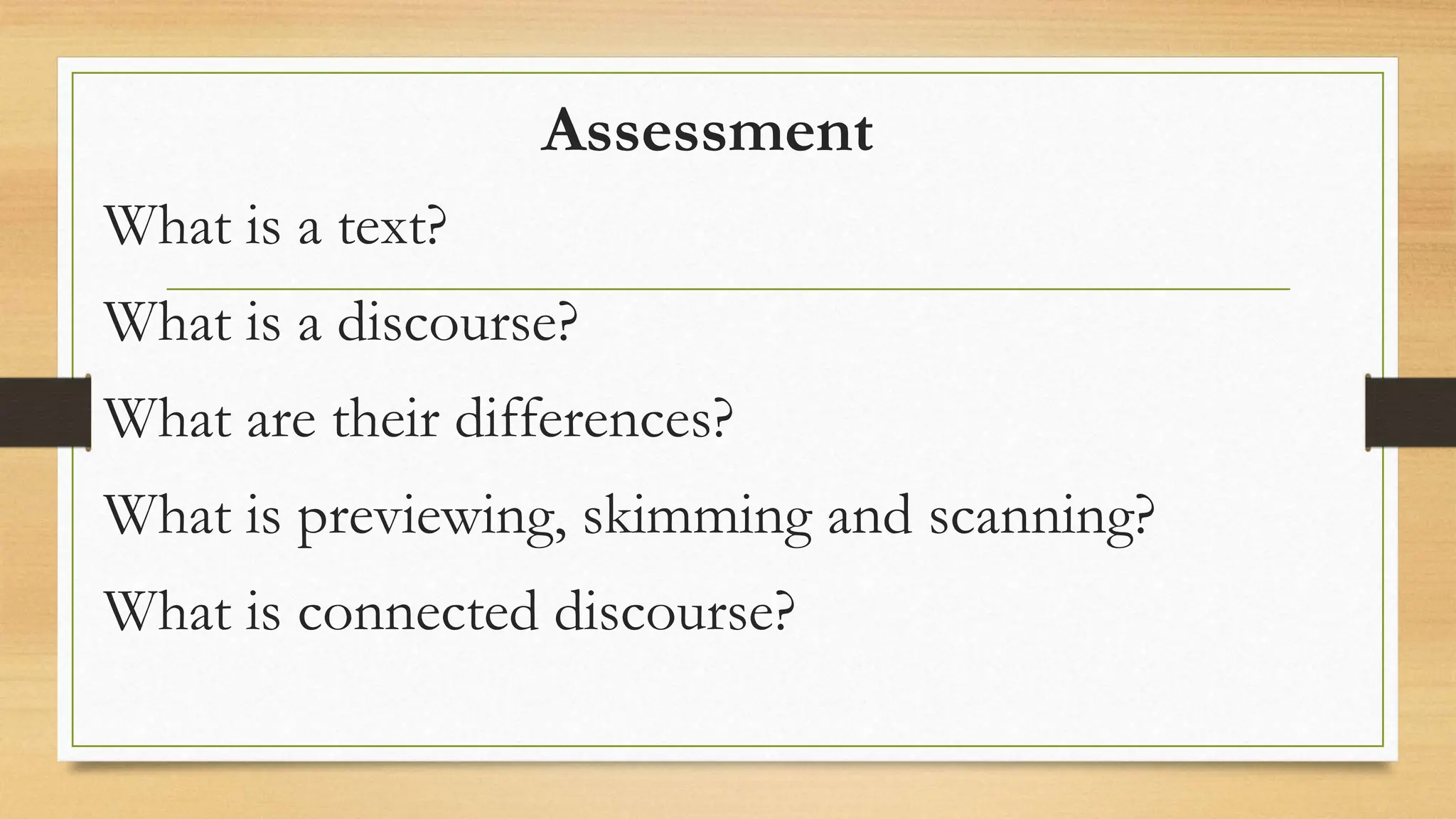 Text as Connected Discourse (HUMSS-11 SENIOR HIGH) | PPTX