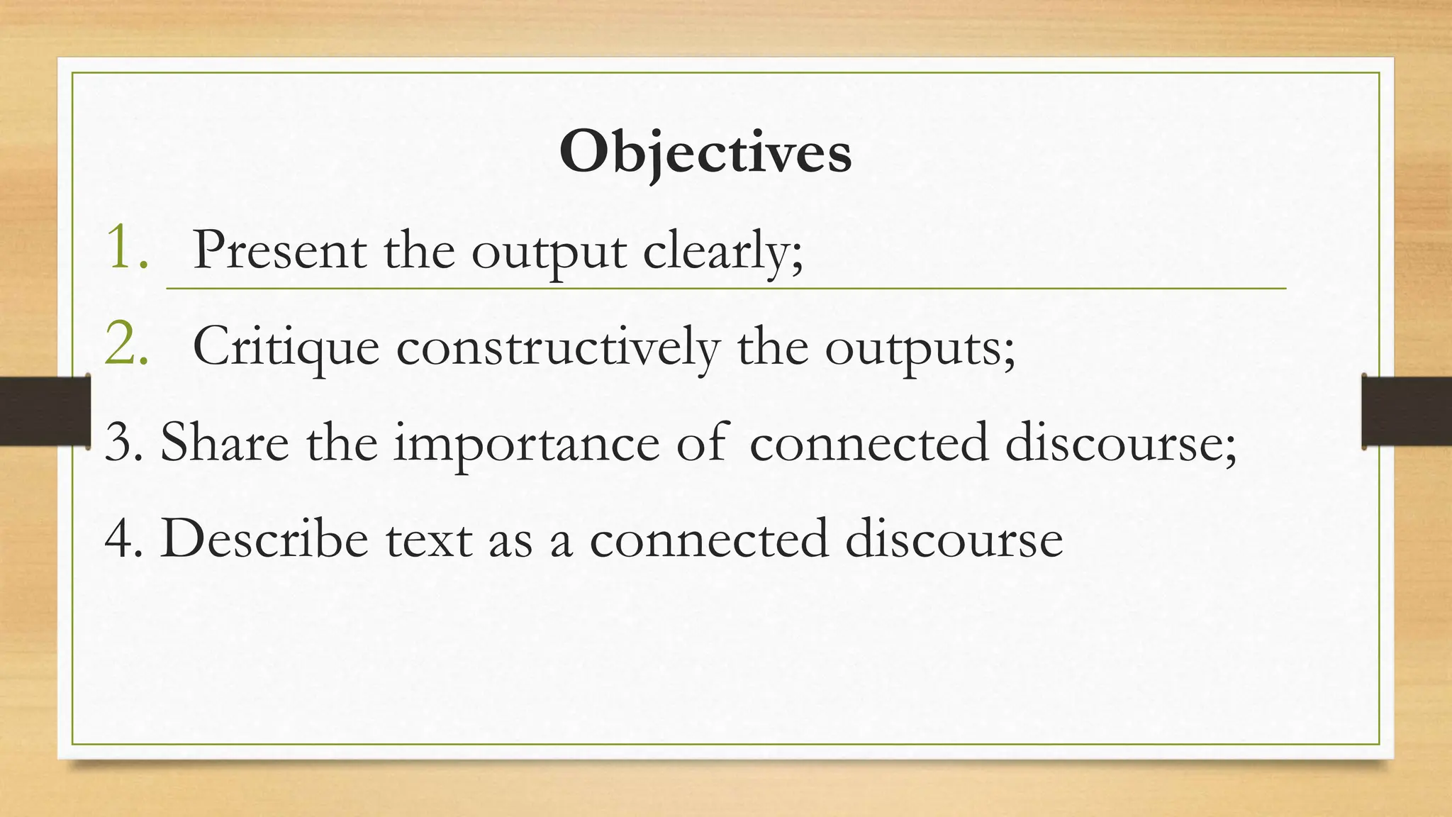 Text as Connected Discourse (HUMSS-11 SENIOR HIGH) | PPTX