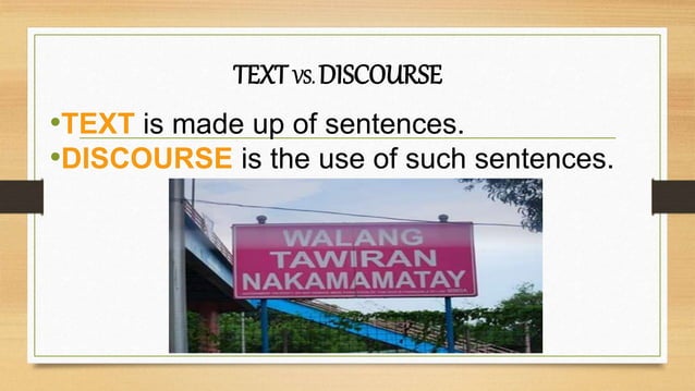 Text as Connected Discourse (HUMSS-11 SENIOR HIGH) | PPTX