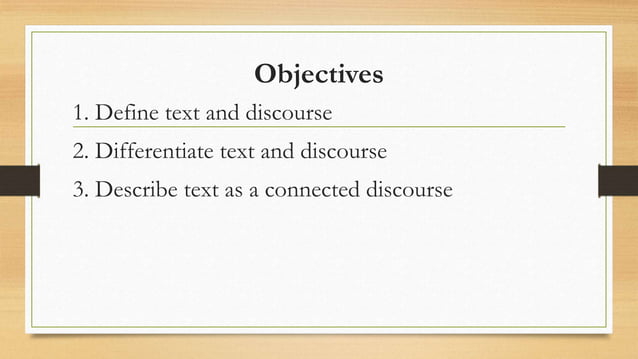 Text as Connected Discourse (HUMSS-11 SENIOR HIGH) | PPTX