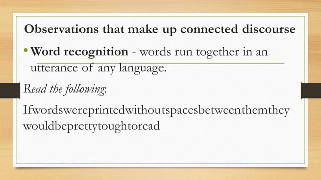 Text as Connected Discourse (HUMSS-11 SENIOR HIGH) | PPTX