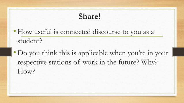 Text as Connected Discourse (HUMSS-11 SENIOR HIGH) | PPTX