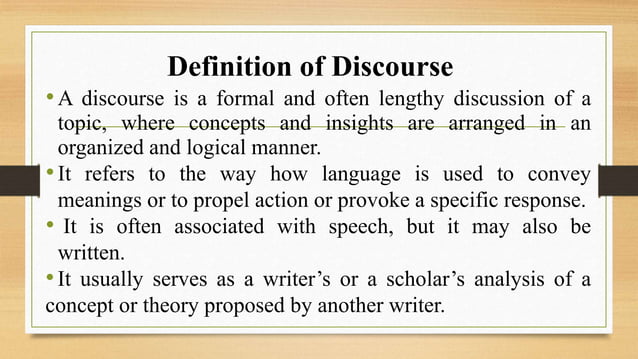 Text as Connected Discourse (HUMSS-11 SENIOR HIGH) | PPTX