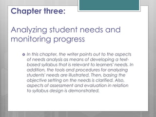 Text-based syllabus design | PPTX